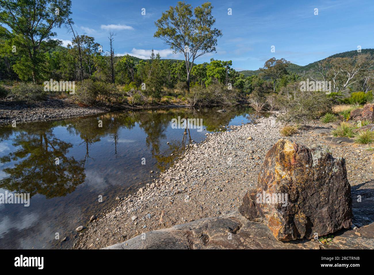 Seasonal waterhole on the Severn River, Broadwater section of Sundown ...