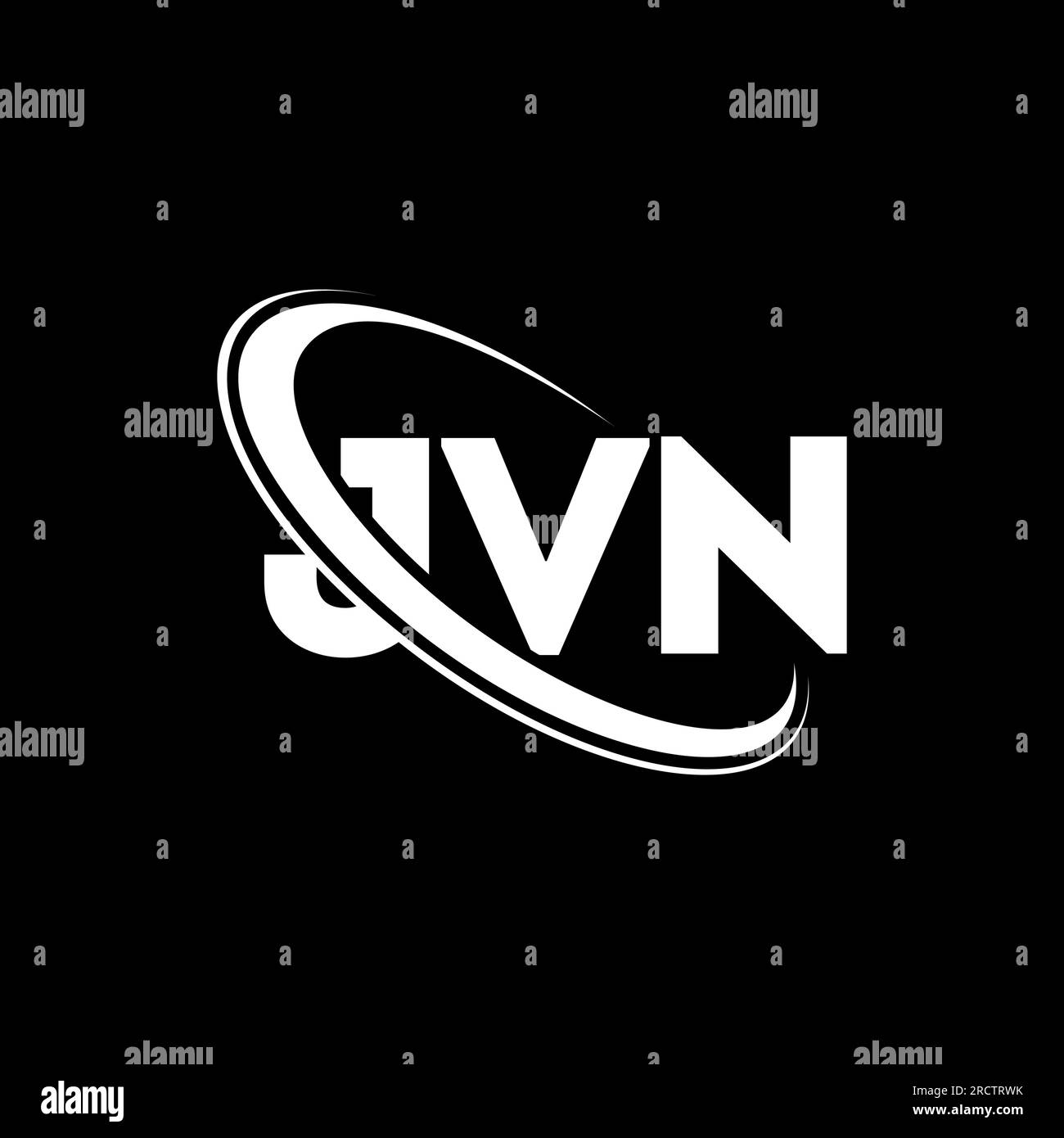 JVN logo. JVN letter. JVN letter logo design. Initials JVN logo linked ...