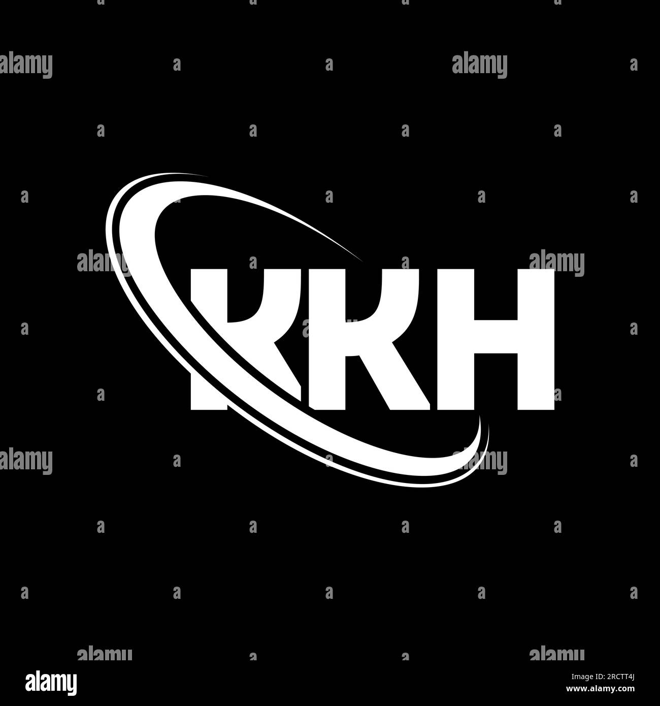 KKH logo. KKH letter. KKH letter logo design. Initials KKH logo linked ...