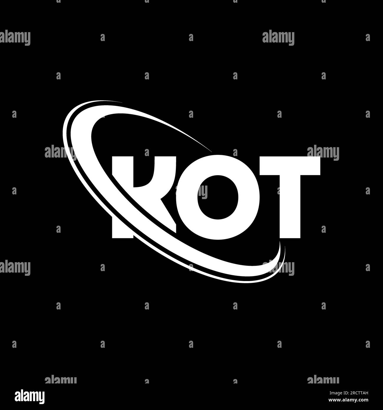 KOT logo. KOT letter. KOT letter logo design. Initials KOT logo linked ...