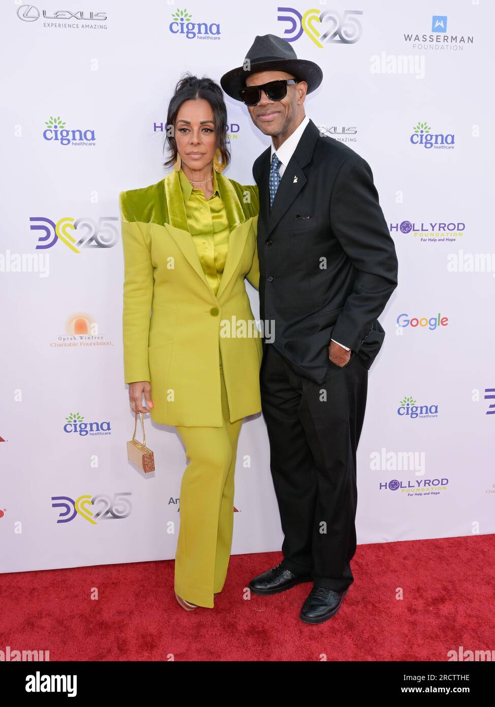 Los Angeles, California, USA. 15th July, 2023. Lisa Padilla Harris and ...