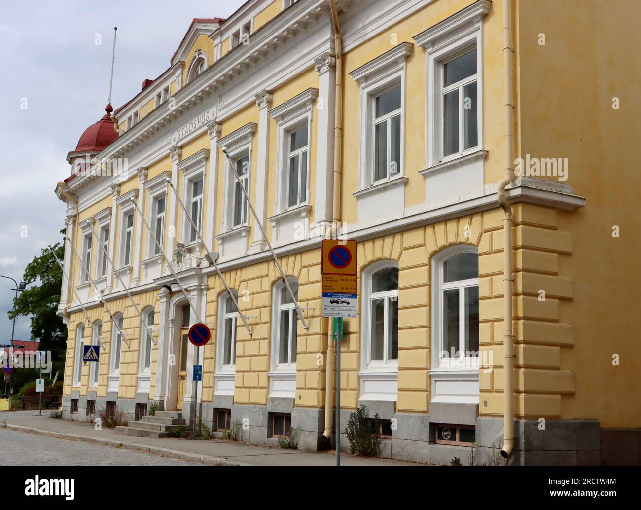 The former City Hall building on market square, Rådhustorget, in ...