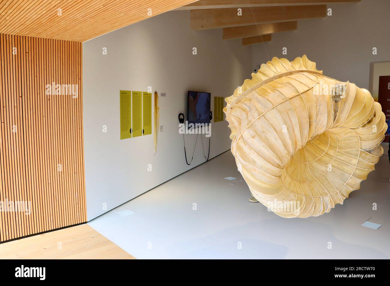 Exhibition space at Chappe, the new art museum in Tammisaari, Finland Stock Photo - Alamy