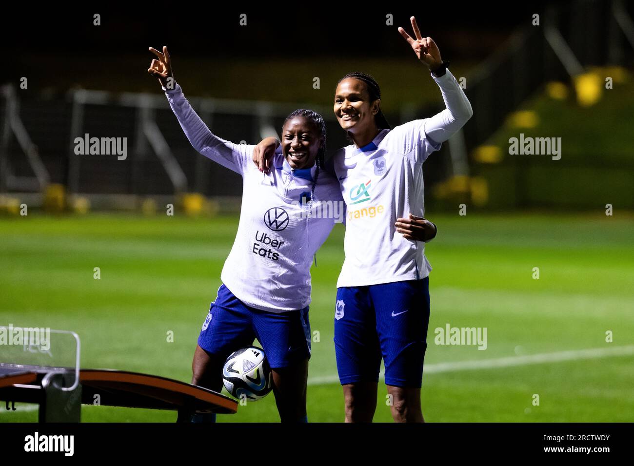 Sydney, Australia, 16 July, 2023. Kadidiatou Diani and Wendie Renard of ...