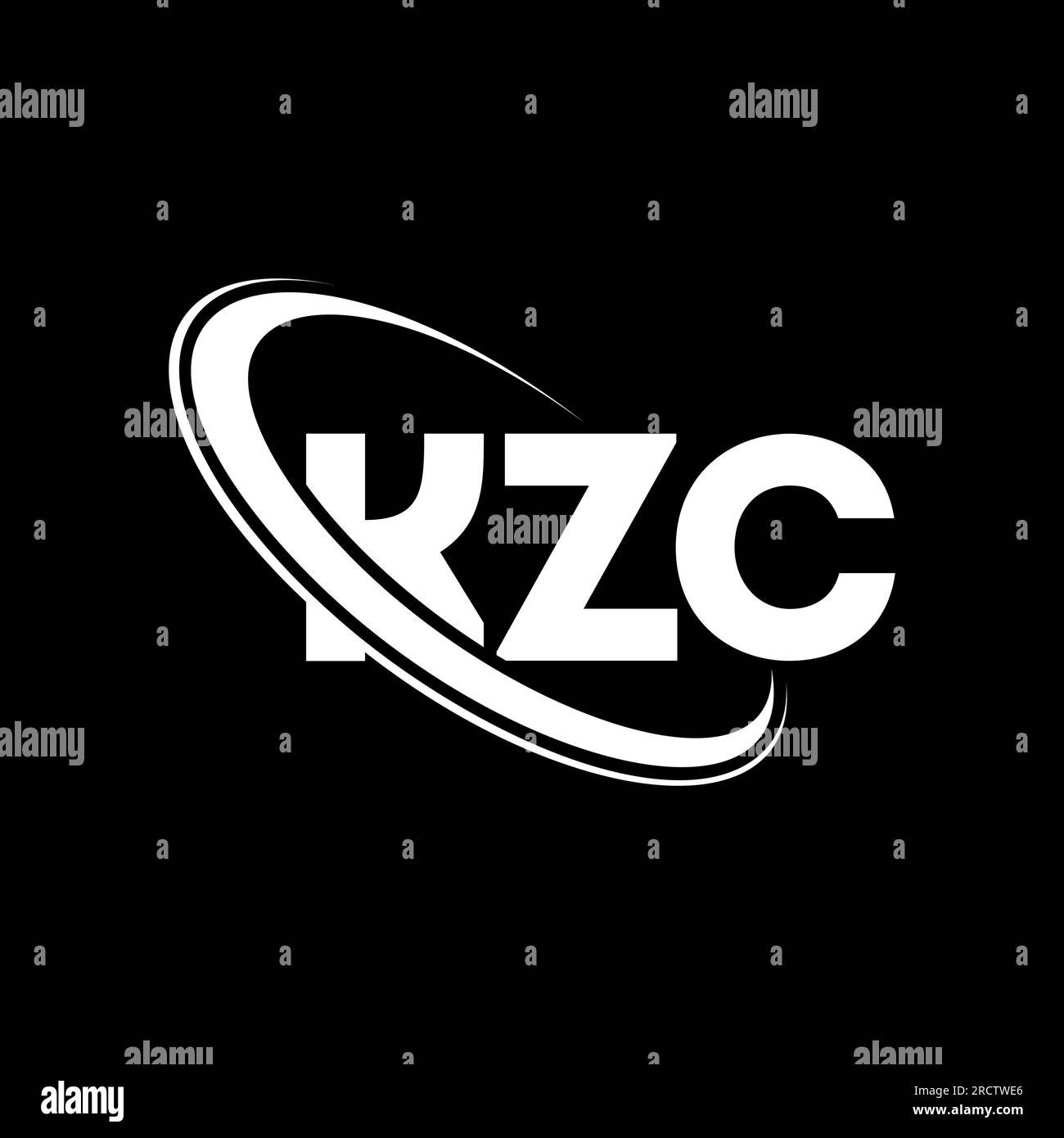 Kzc logo design hi-res stock photography and images - Alamy