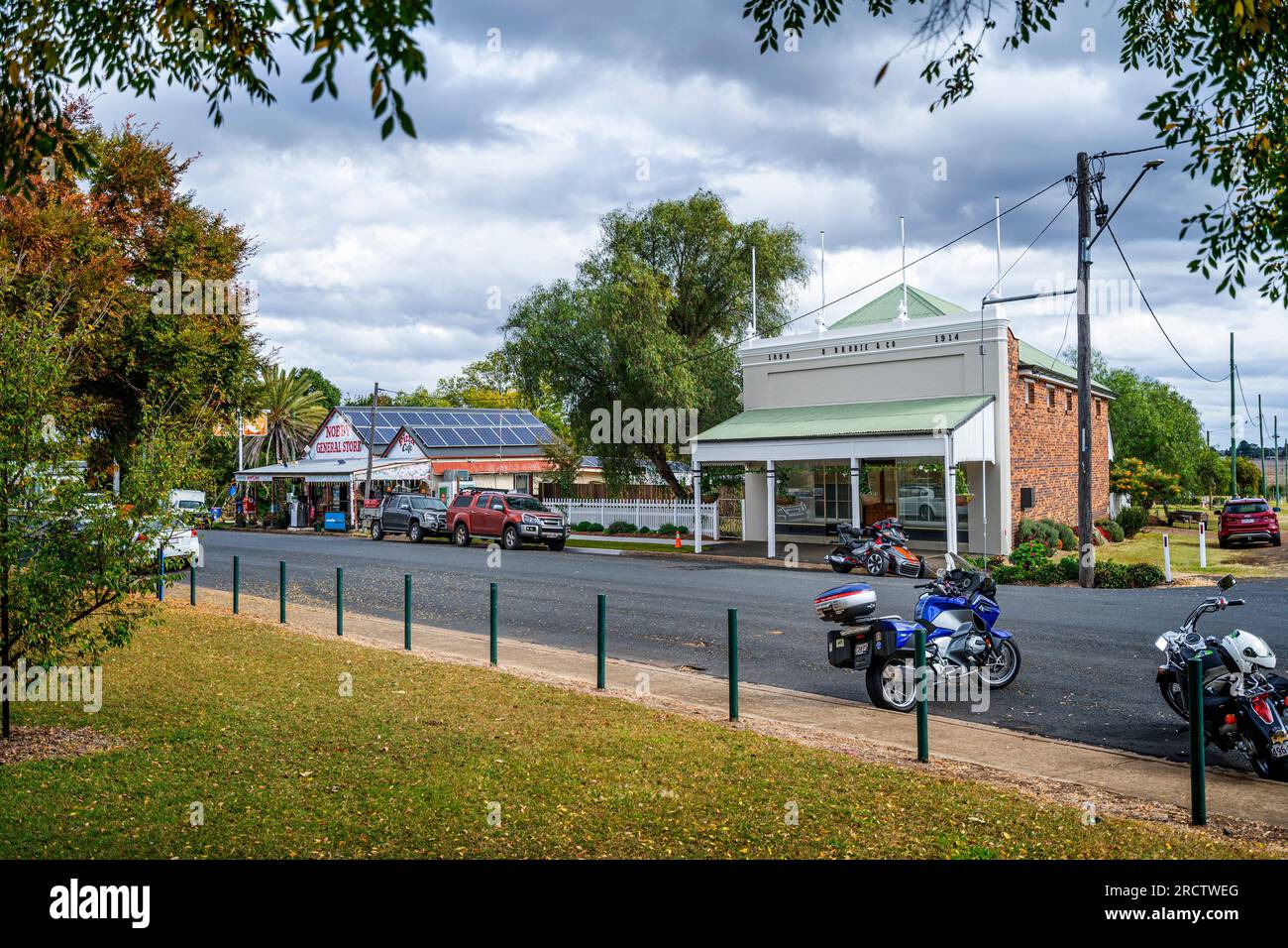 Main street of Nobby, Darling Downs, Queensland, Australia Stock Photo ...