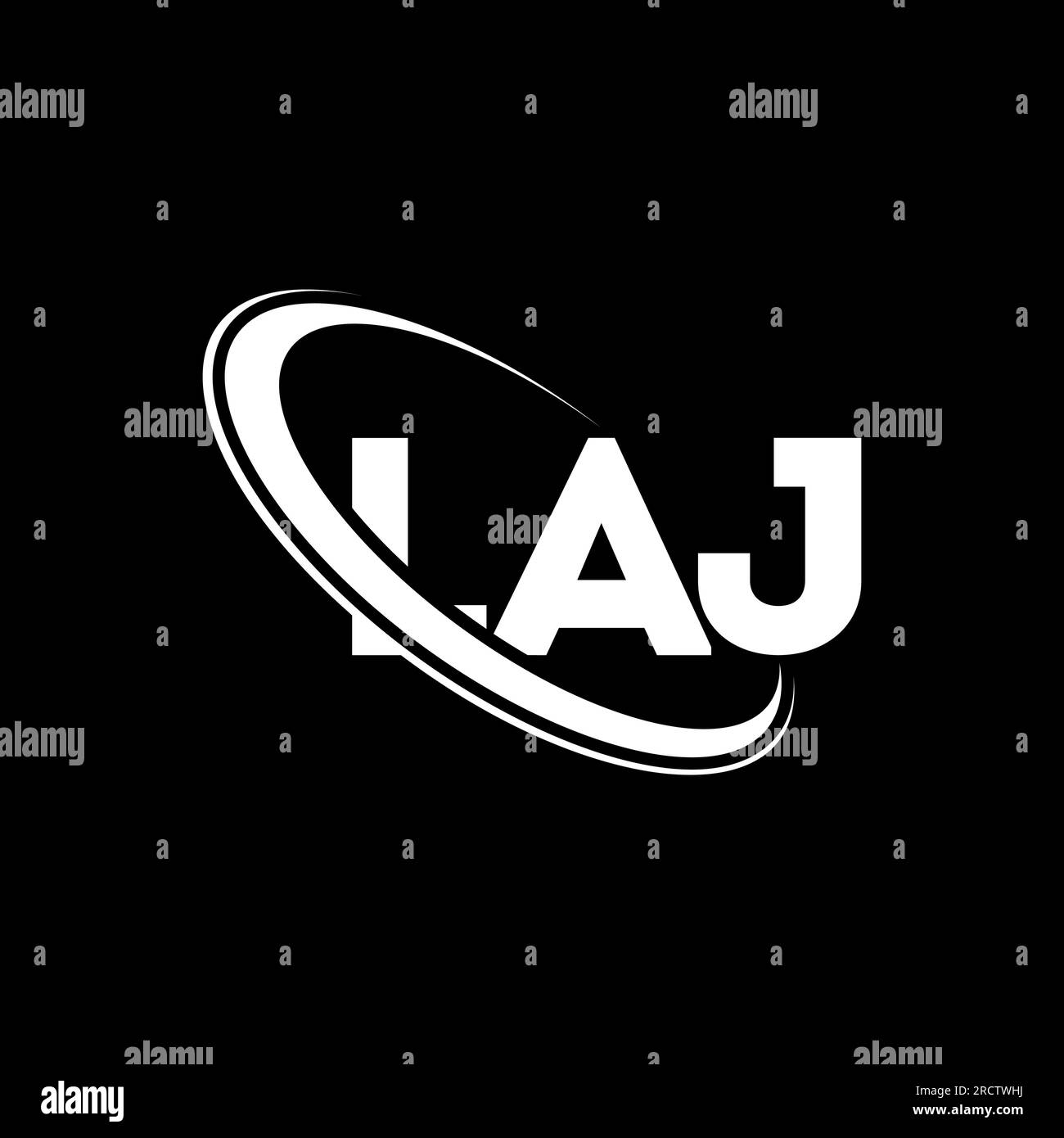 LAJ logo. LAJ letter. LAJ letter logo design. Initials LAJ logo linked ...