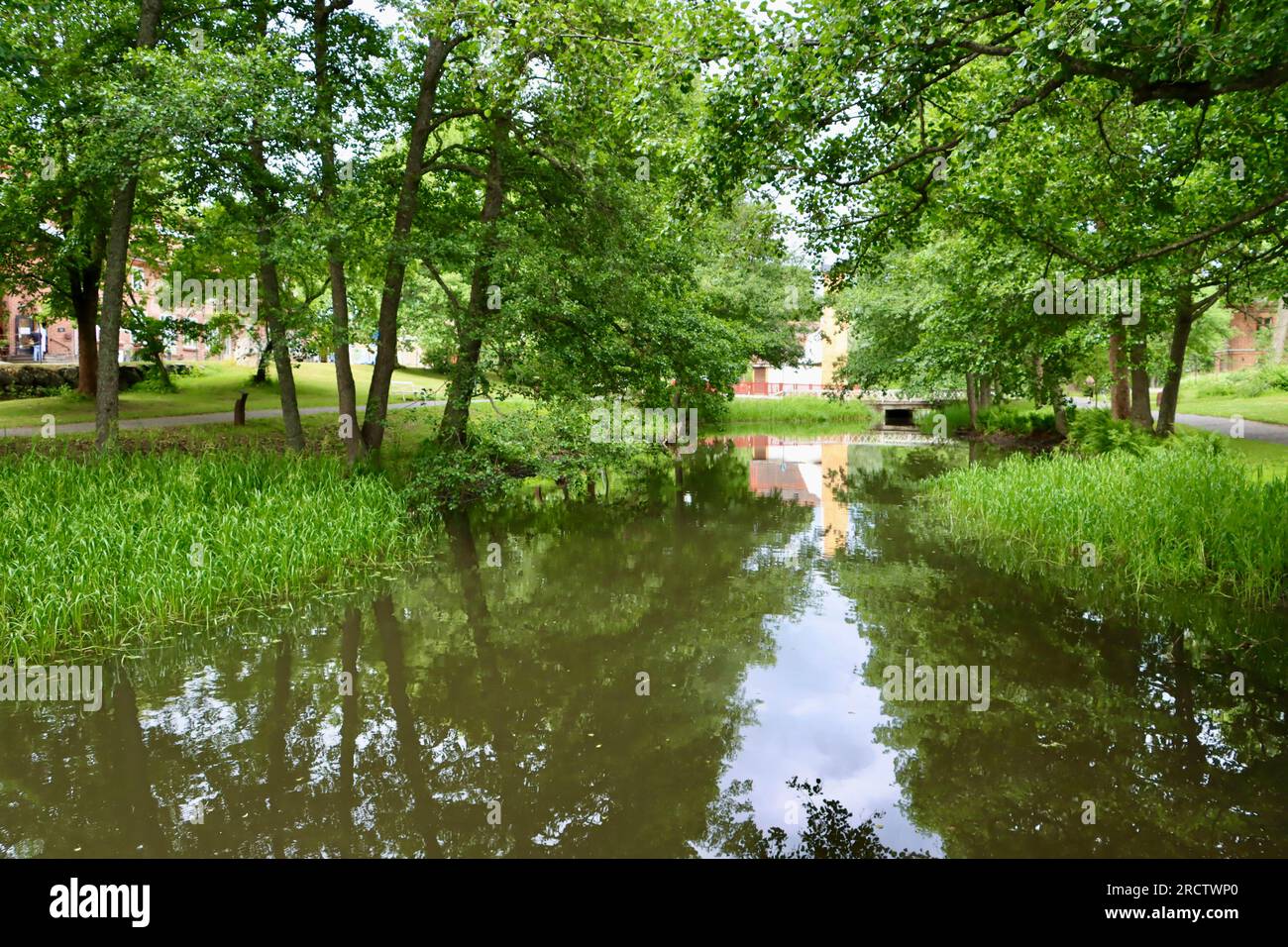 Fiskars river runs through Fiskars Village. The village was founded in ...