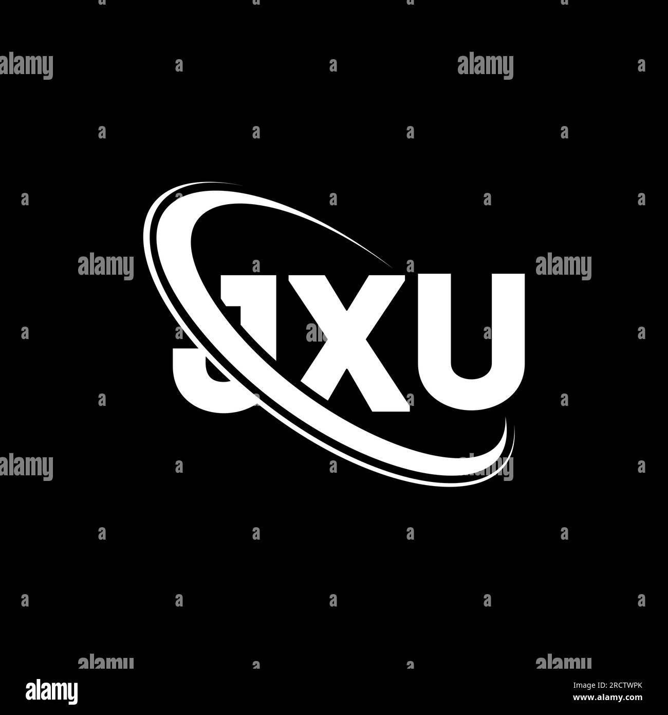 Jxu monogram hi-res stock photography and images - Alamy