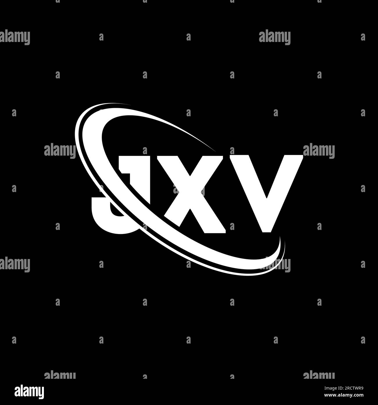 JXV logo. JXV letter. JXV letter logo design. Initials JXV logo linked ...