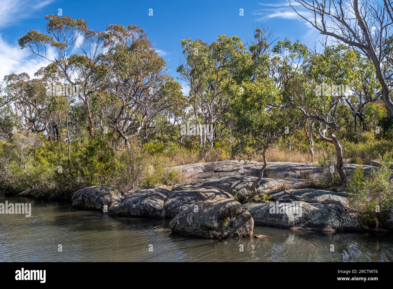 Waterhole on Bald Rock Creek, Girraween National Park, Southeast ...