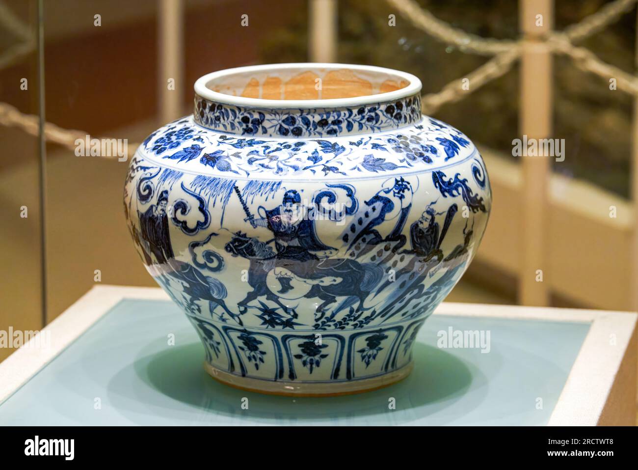Beautiful traditional Chinese glazed porcelain Stock Photo - Alamy