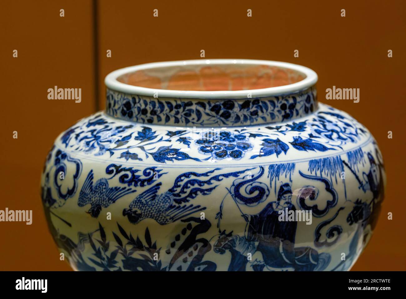 Beautiful traditional Chinese glazed porcelain Stock Photo - Alamy
