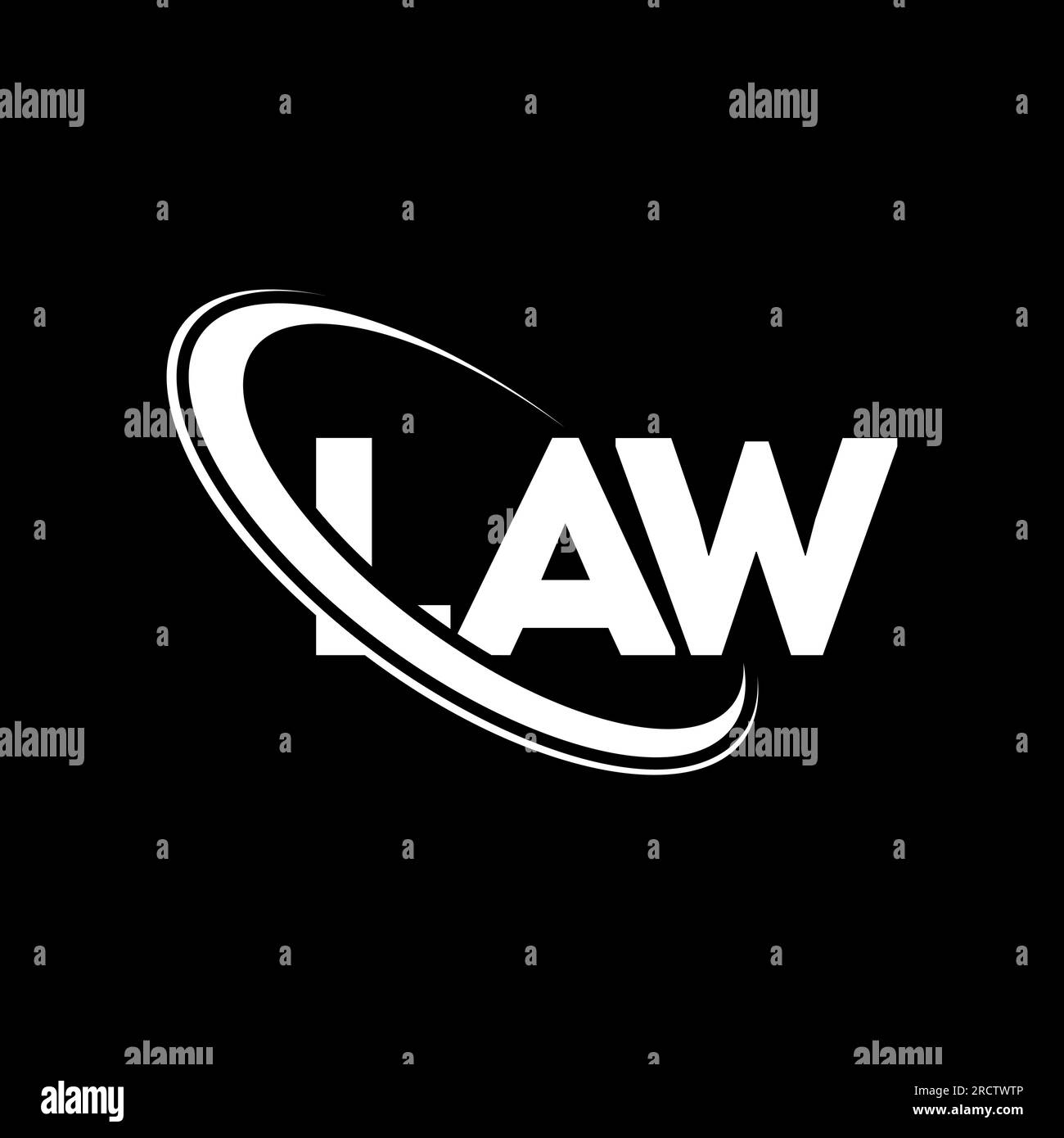 LAW logo. LAW letter. LAW letter logo design. Initials LAW logo linked ...