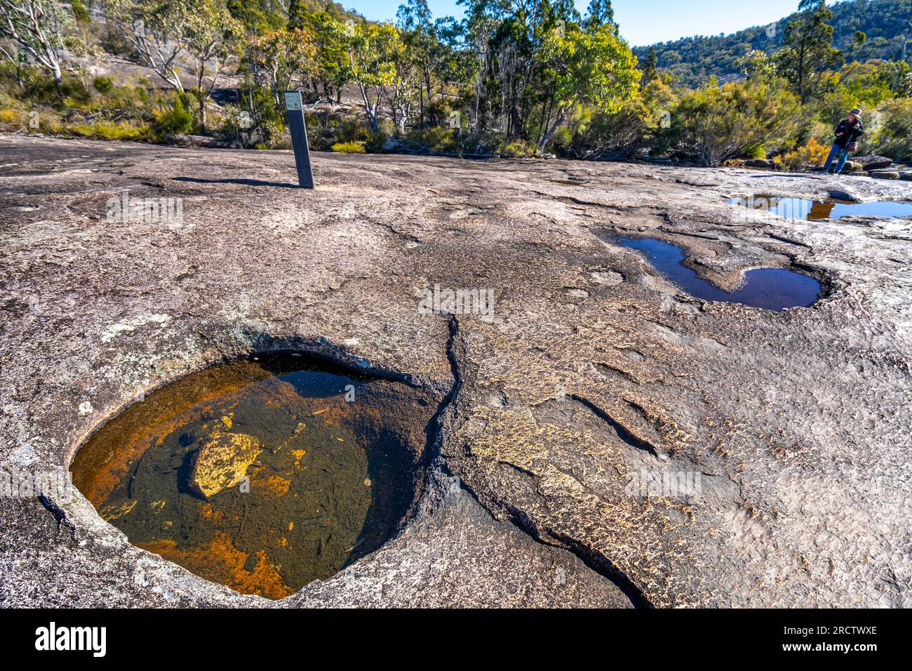 Rock pool, Bald Rock Creek, Girraween National Park, Southeast ...