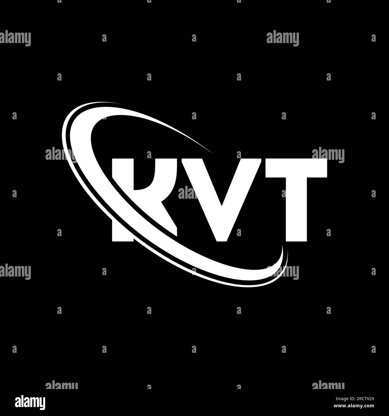 Kvt logo design hi-res stock photography and images - Alamy