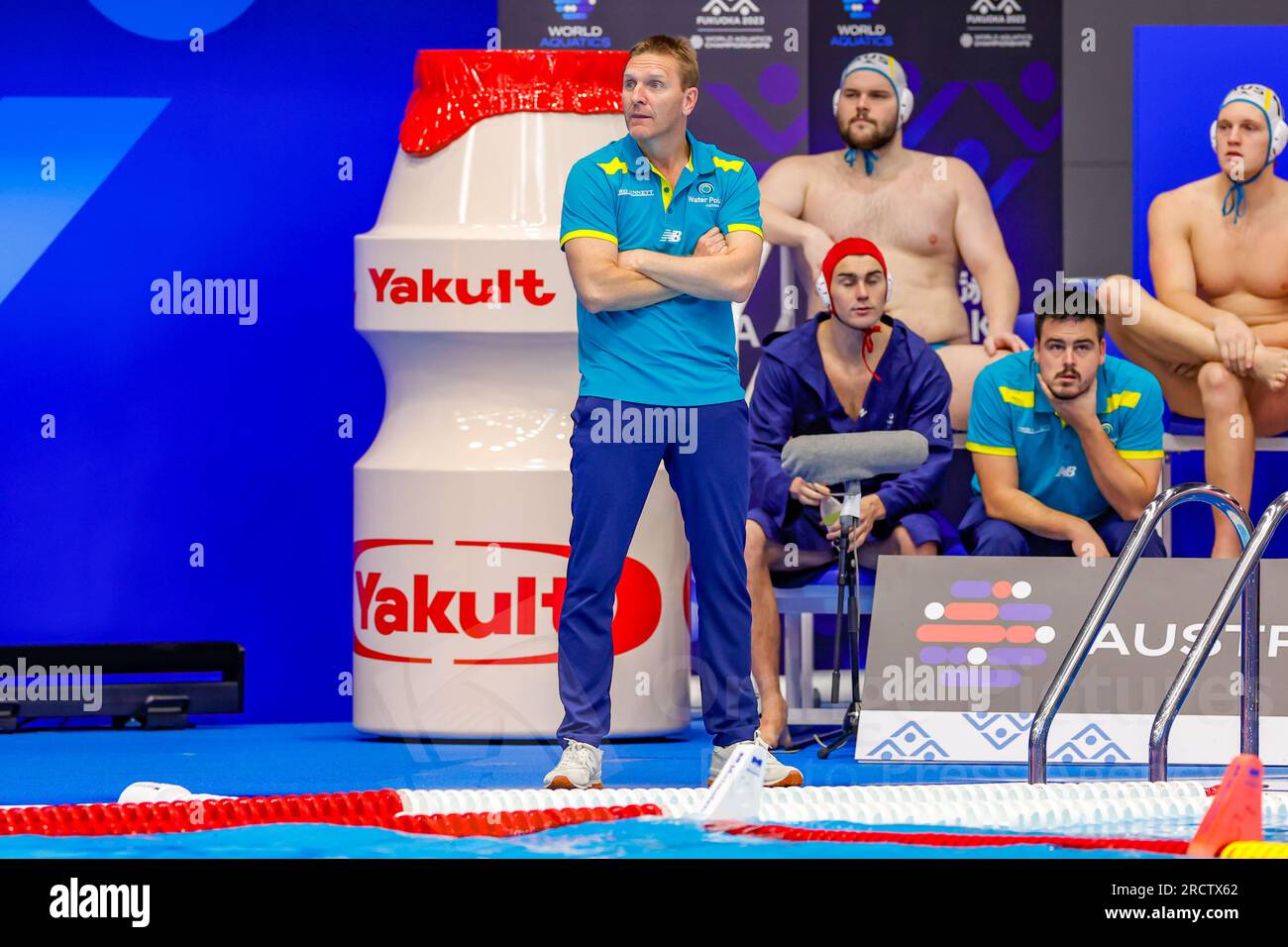 Fukuoka, Japan. 17th July, 2023. FUKUOKA, JAPAN - JULY 17: headcoach ...
