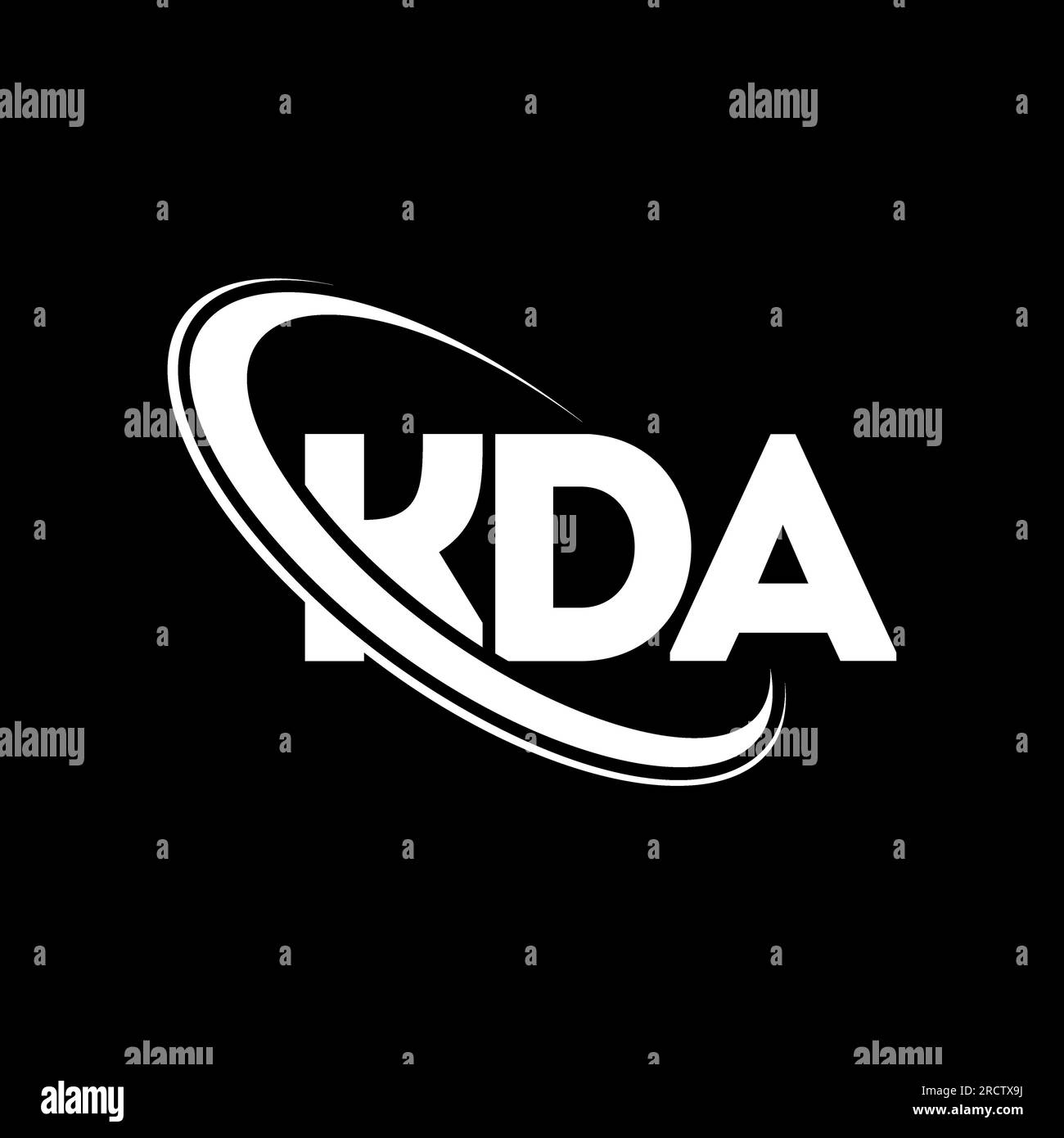 KDA logo. KDA letter. KDA letter logo design. Initials KDA logo linked ...