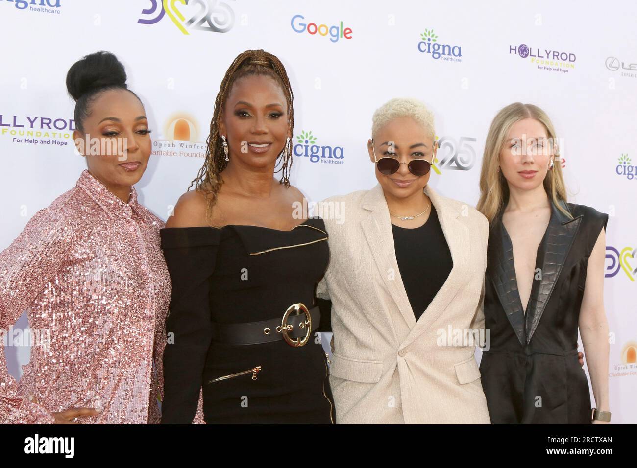 LOS ANGELES - JUL 15: Terry Ellis, Holly Robinson-Peete, Raven-Symone ...