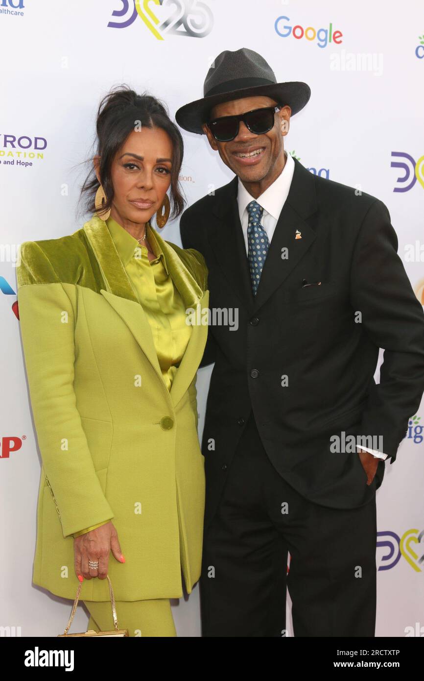 Los Angeles, CA. 15th July, 2023. Lisa Harris, Jimmy Jam Harris at ...