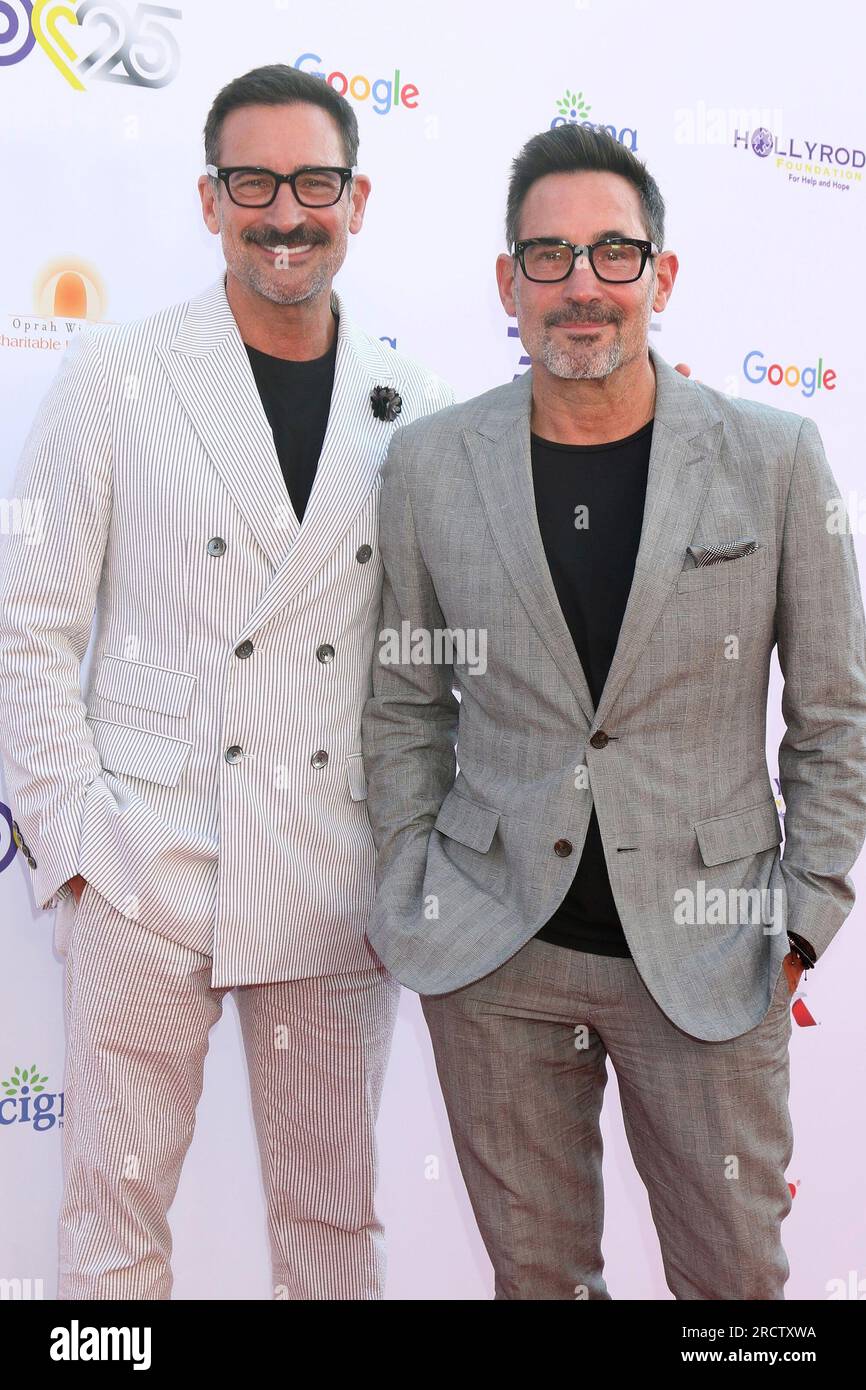 Los Angeles, CA. 15th July, 2023. Lawrence Zarian, Gregory Zarian at ...