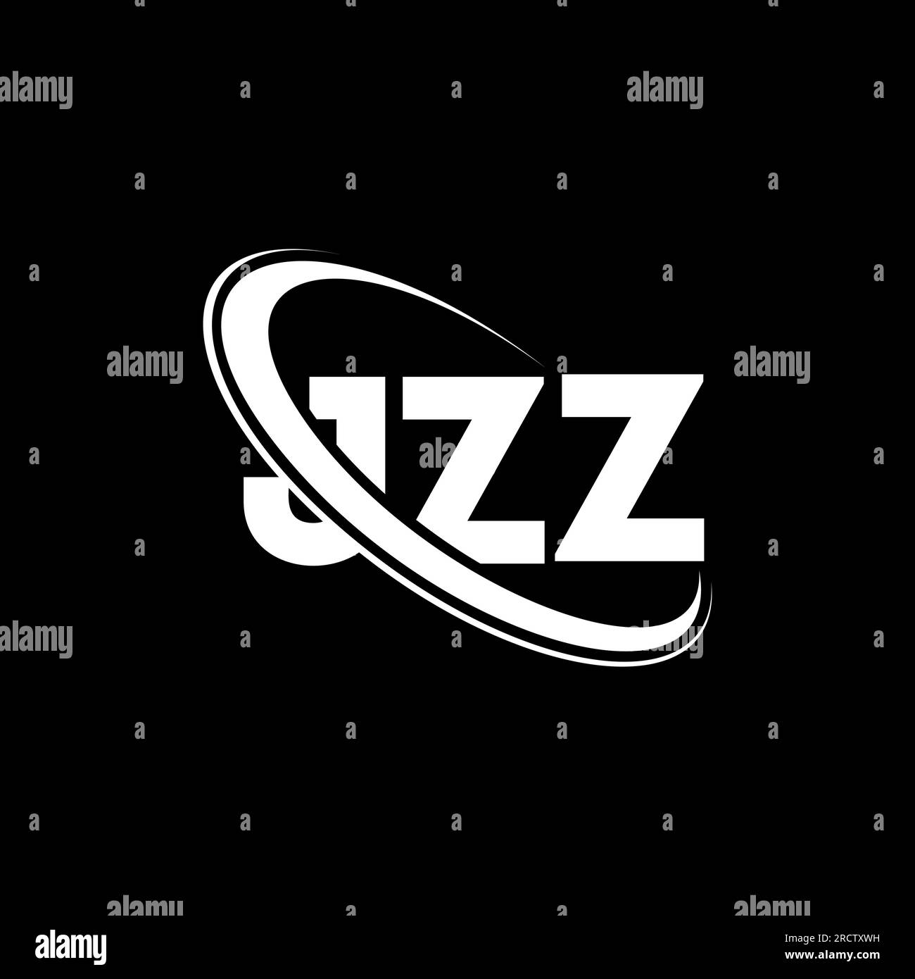 JZZ logo. JZZ letter. JZZ letter logo design. Initials JZZ logo linked ...