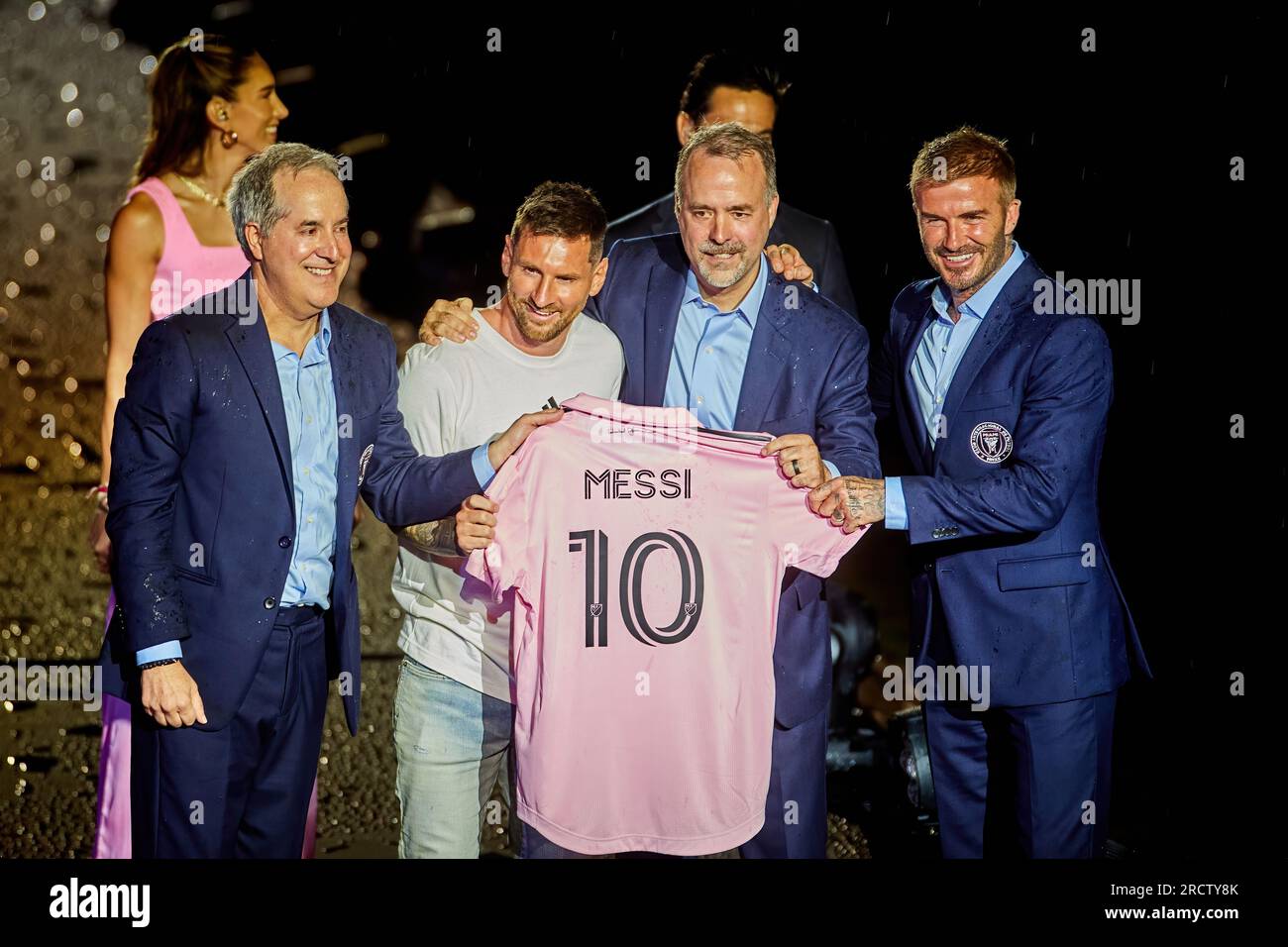 Lionel messi miami unveiling hi-res stock photography and images - Alamy