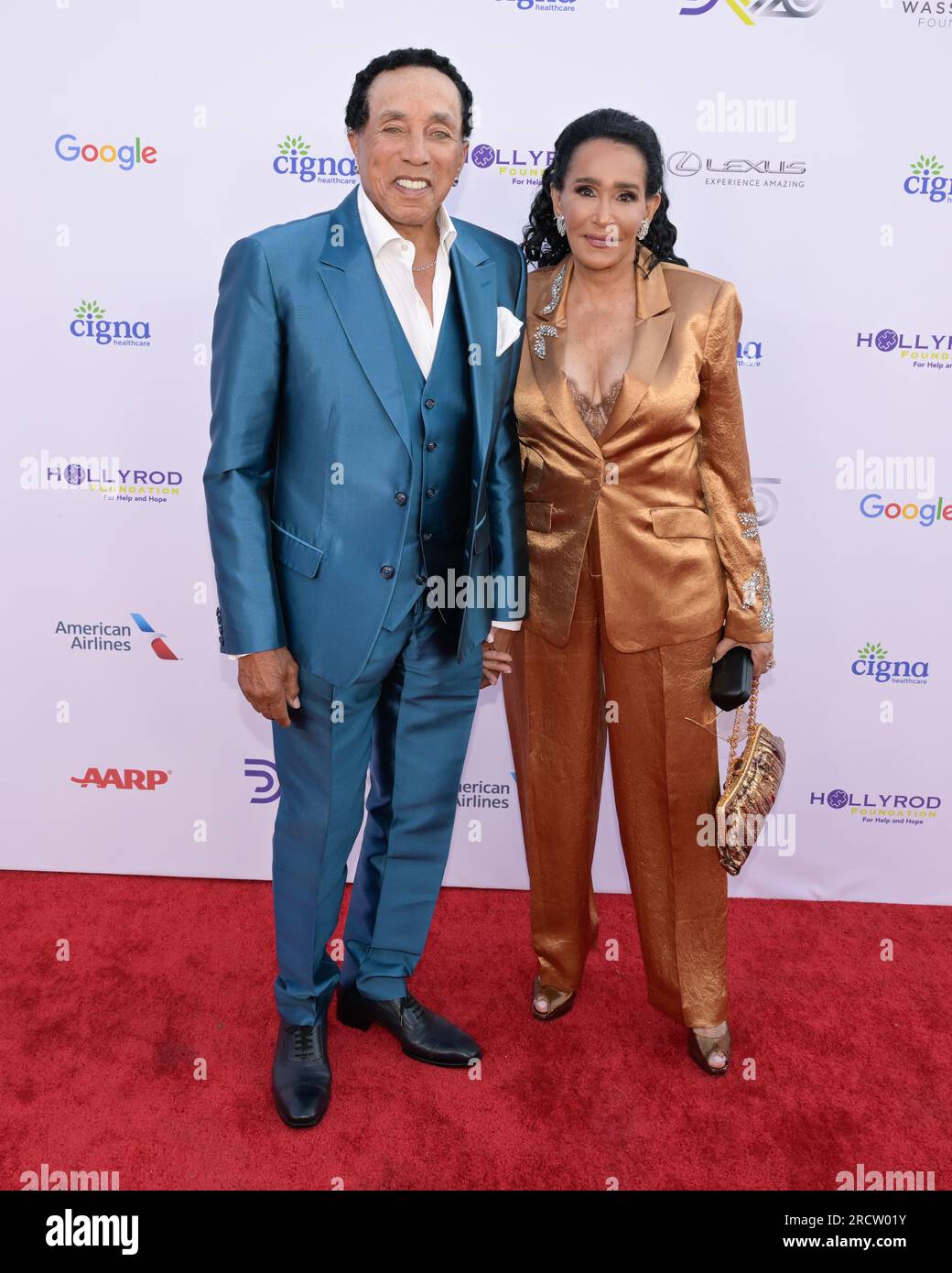July 15, 2023, Los Angeles, California, United States: Smokey Robinson ...