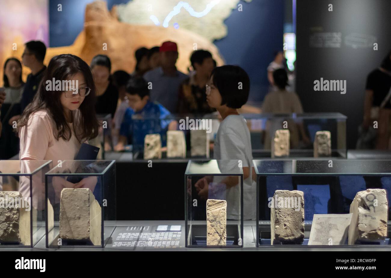 **CHINESE MAINLAND, HONG KONG, MACAU AND TAIWAN OUT** Children visit ...