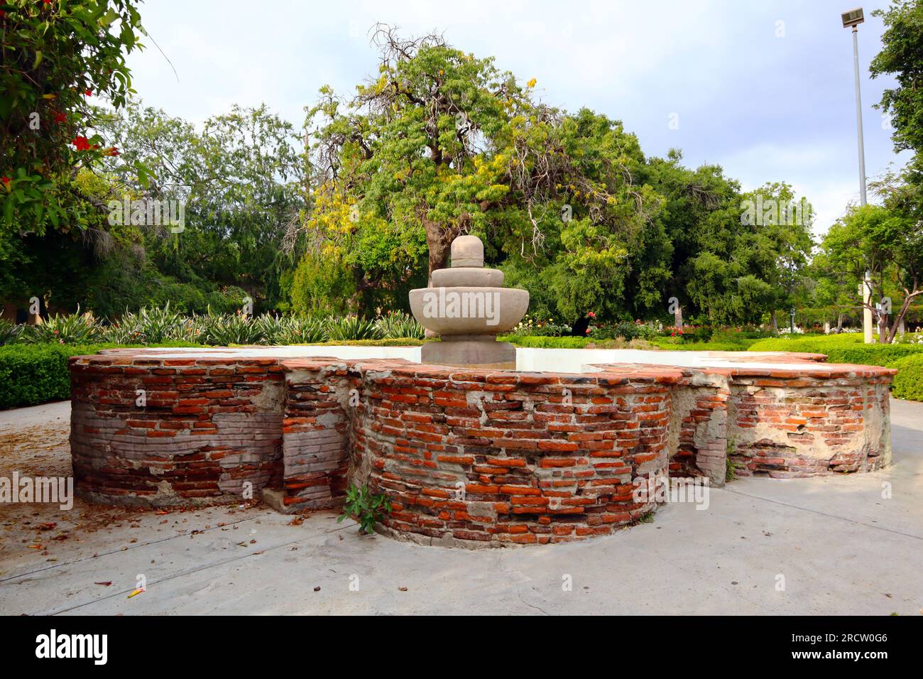 Los Angeles, California: Brand Park Memory Garden located directly ...