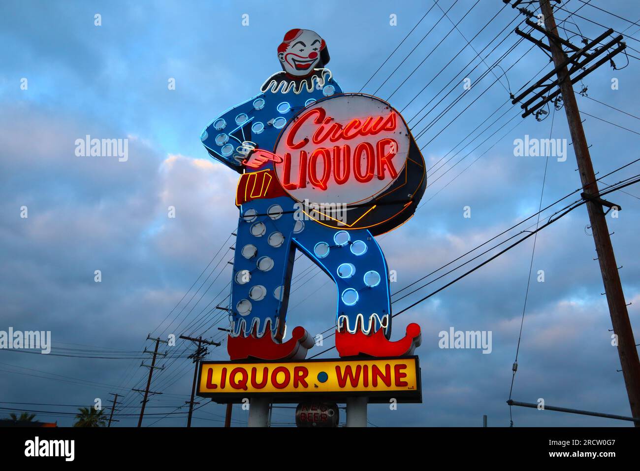 North Hollywood, California: Circus Liquor Store on Vineland Avenue ...