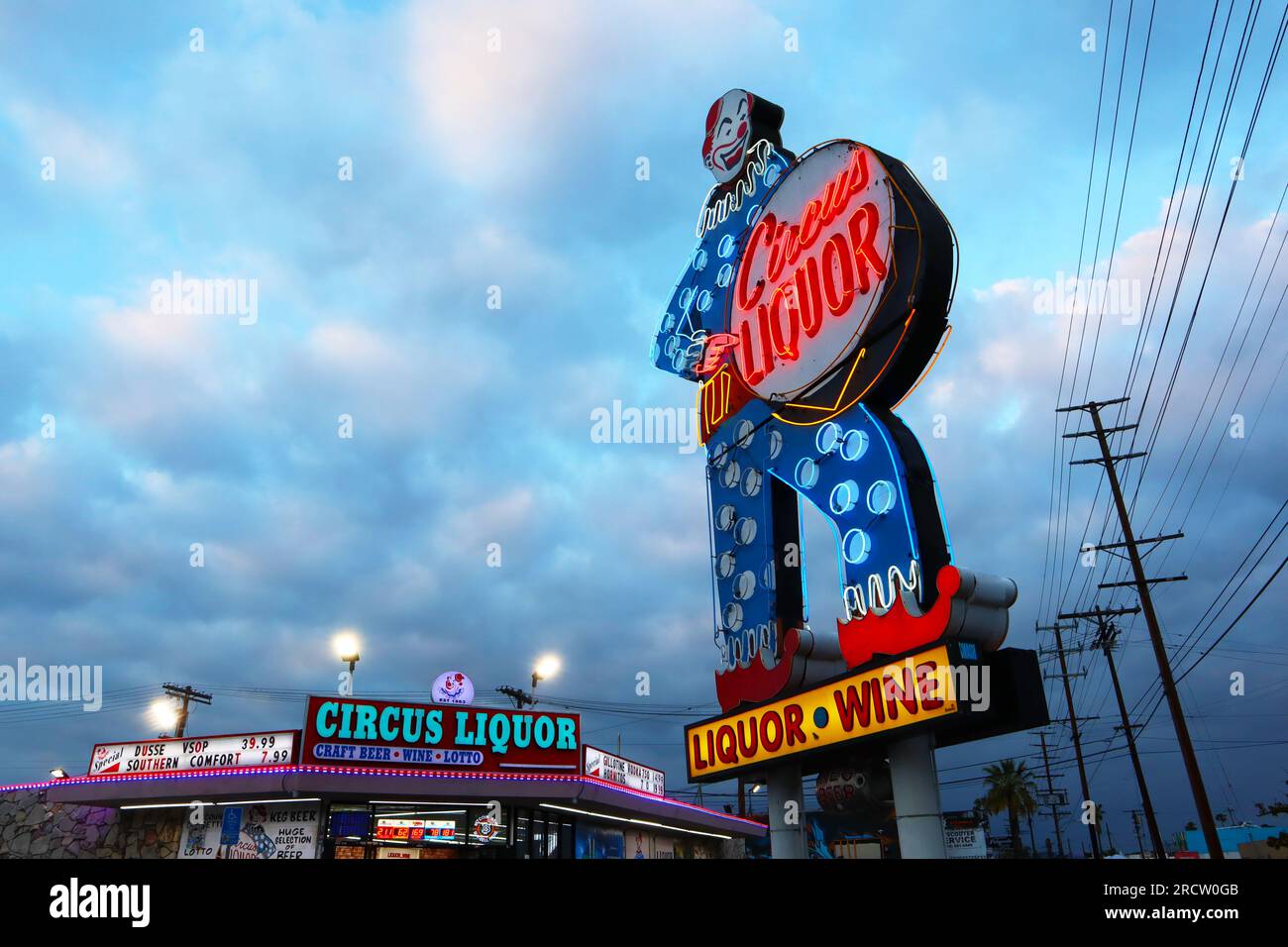 North Hollywood, California: Circus Liquor Store on Vineland Avenue ...