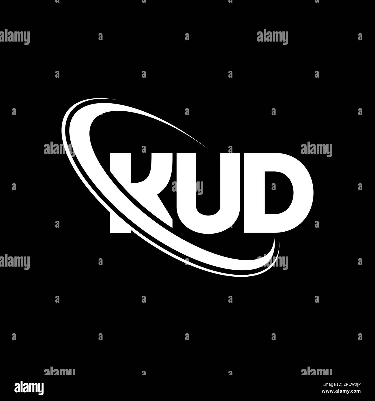 KUD logo. KUD letter. KUD letter logo design. Initials KUD logo linked ...