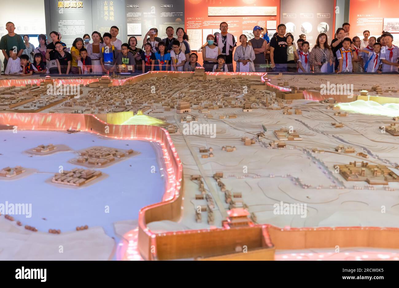 **CHINESE MAINLAND, HONG KONG, MACAU AND TAIWAN OUT** Children visit ...