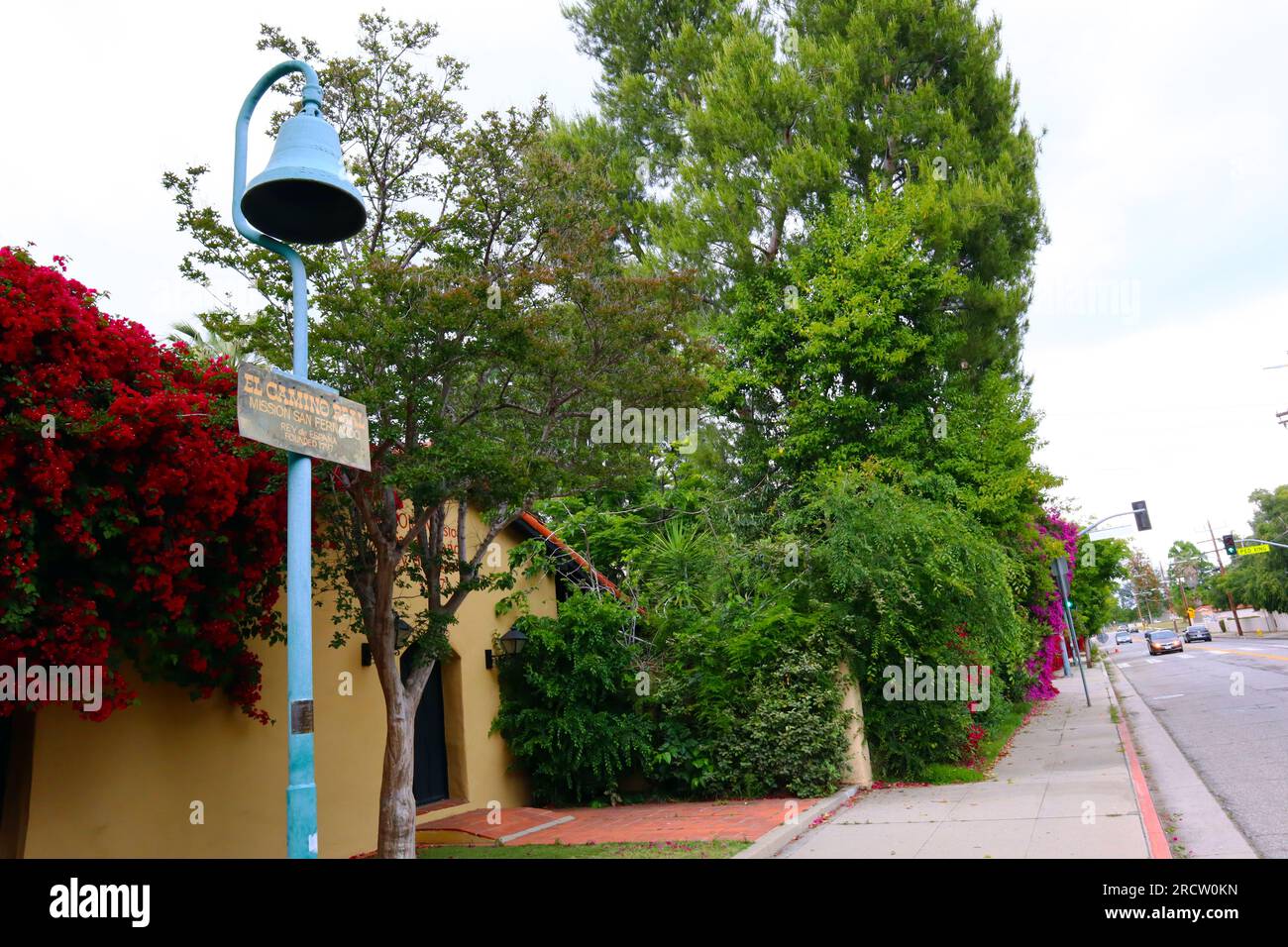 Los Angeles, California: San Fernando Mission, historical El Camino ...