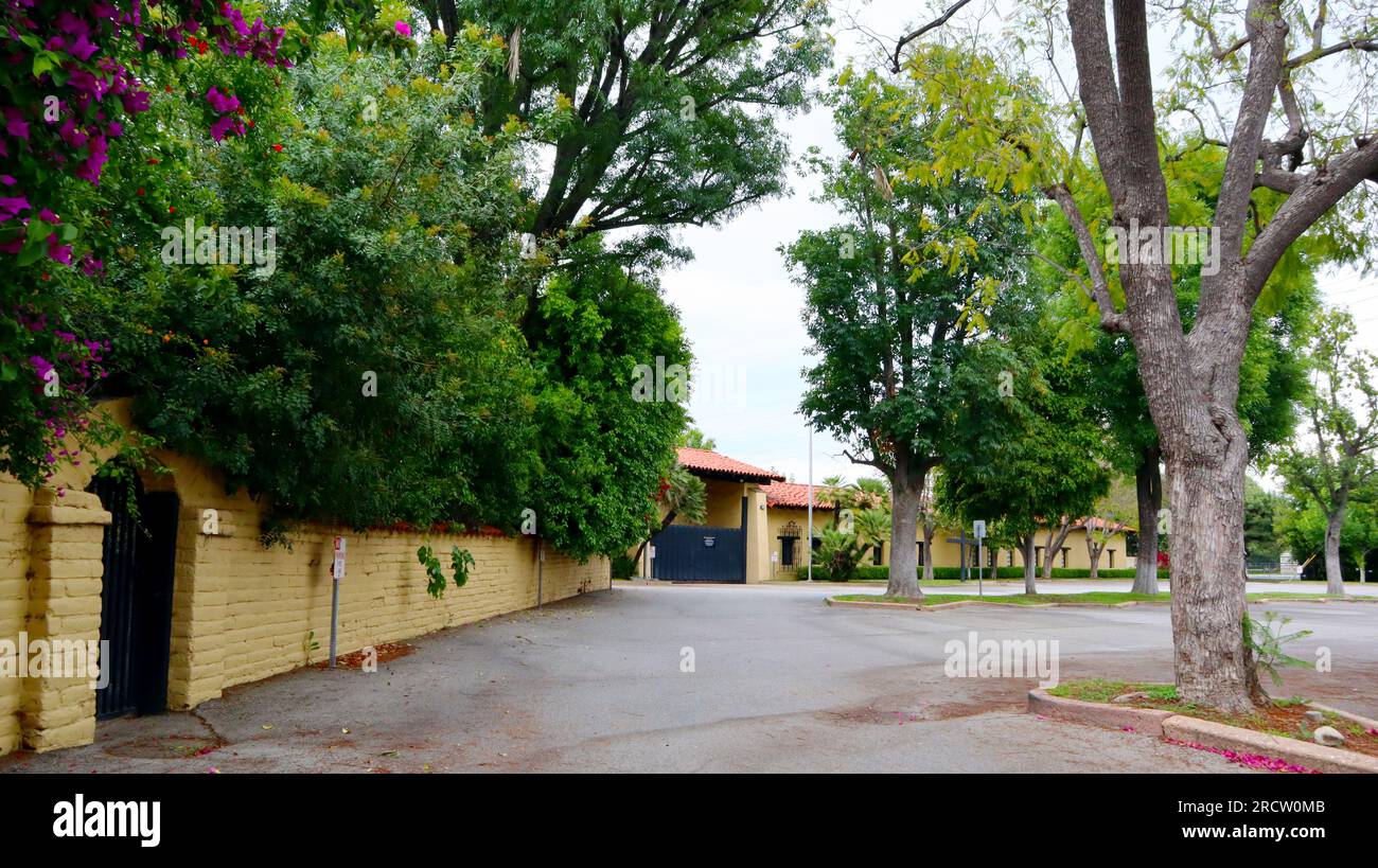 Los Angeles, California: San Fernando Mission, historical El Camino ...