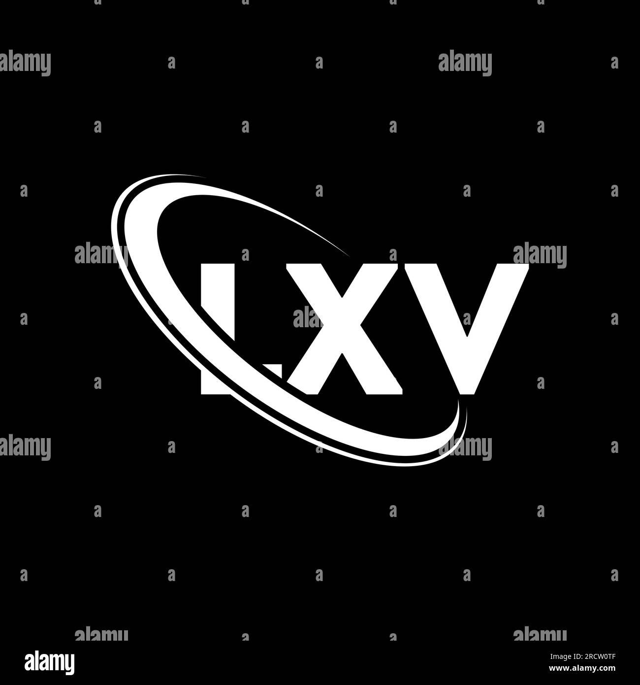 Lxv circle logo hi-res stock photography and images - Alamy