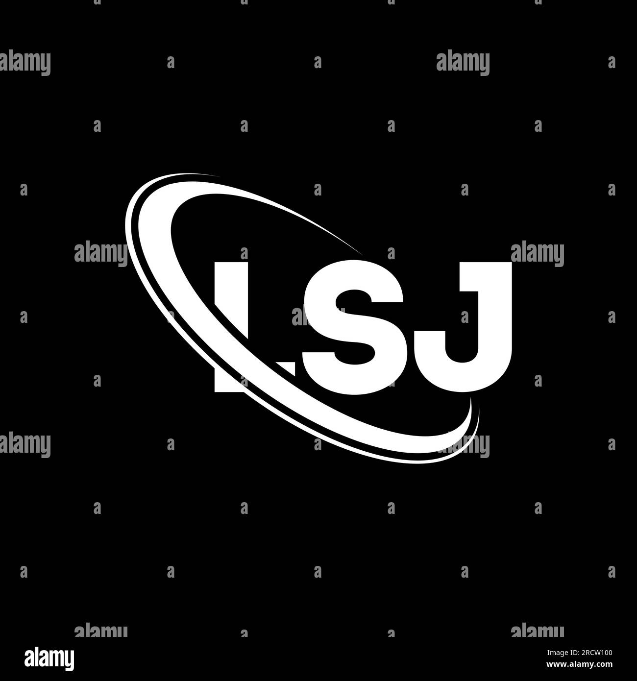 LSJ logo. LSJ letter. LSJ letter logo design. Initials LSJ logo linked ...