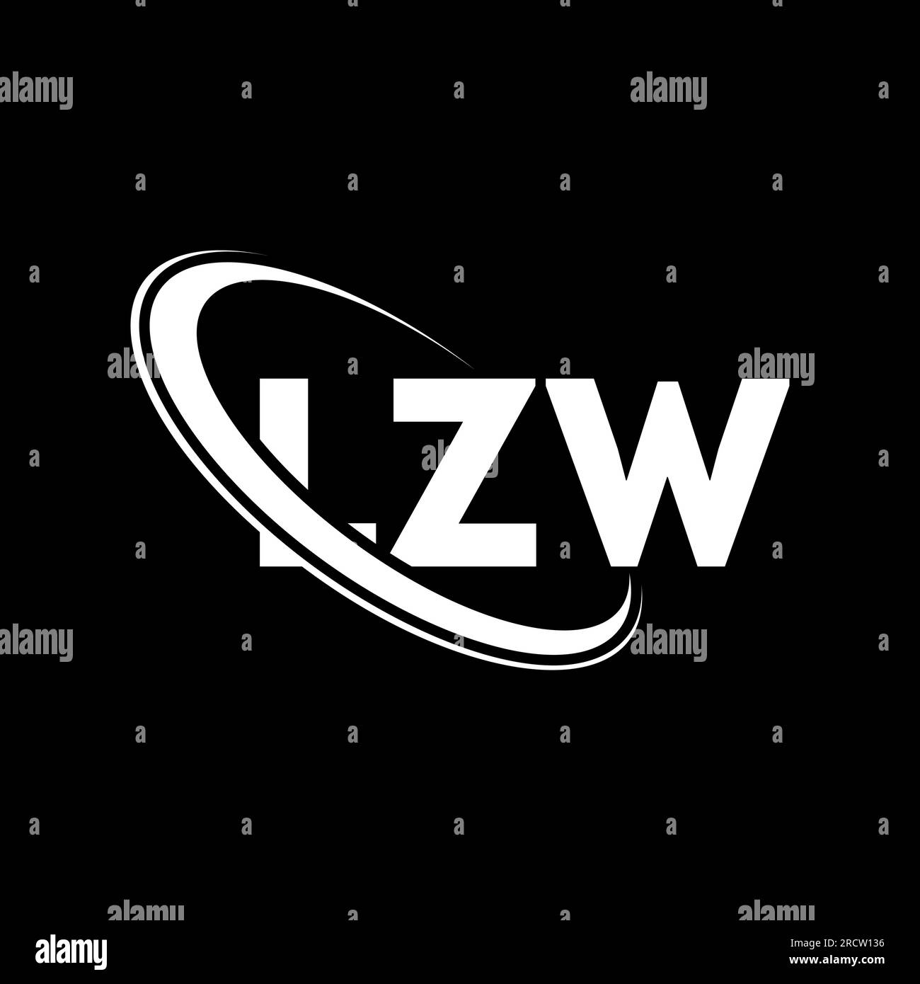 LZW logo. LZW letter. LZW letter logo design. Initials LZW logo linked ...