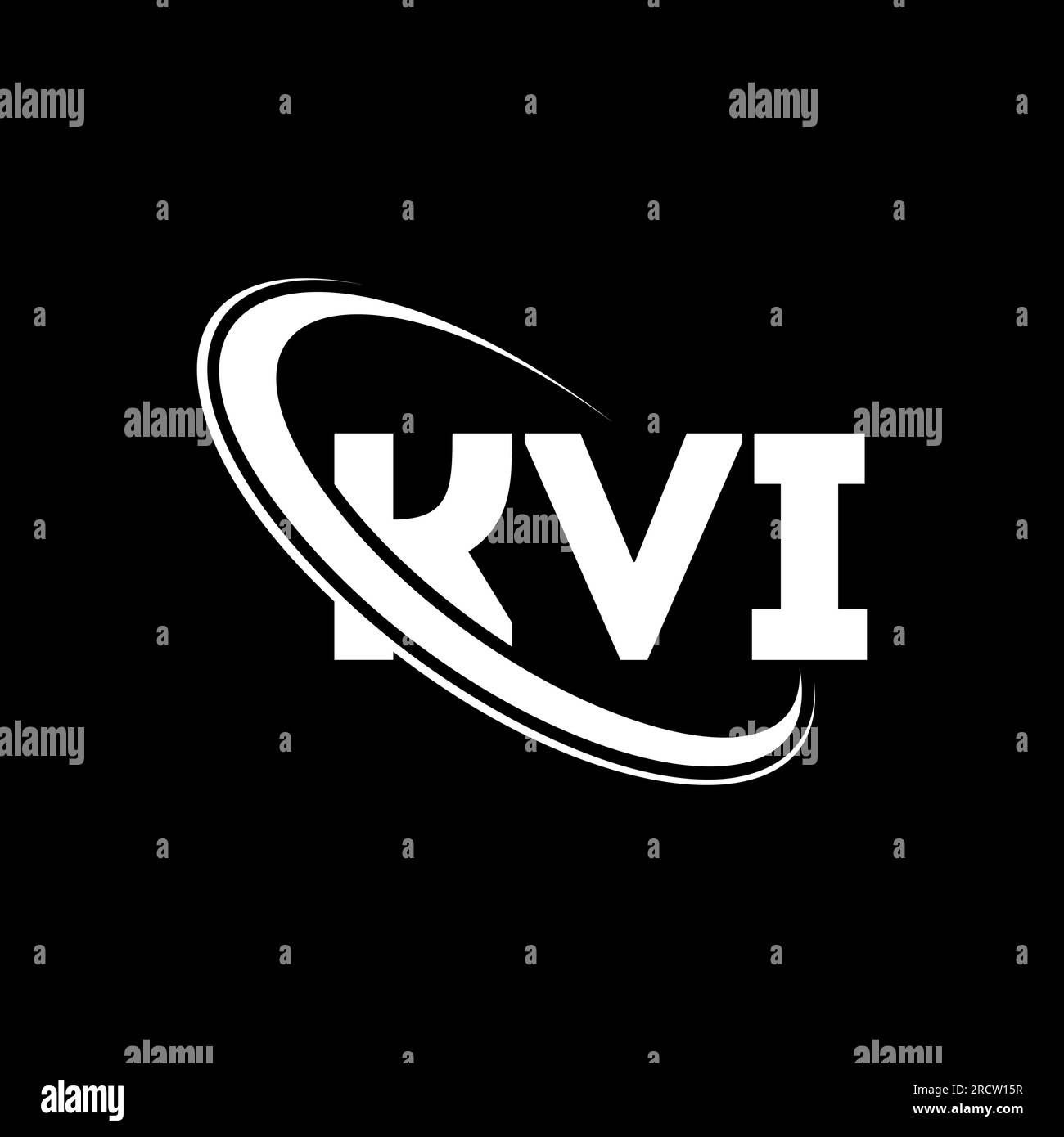 KVI logo. KVI letter. KVI letter logo design. Initials KVI logo linked ...