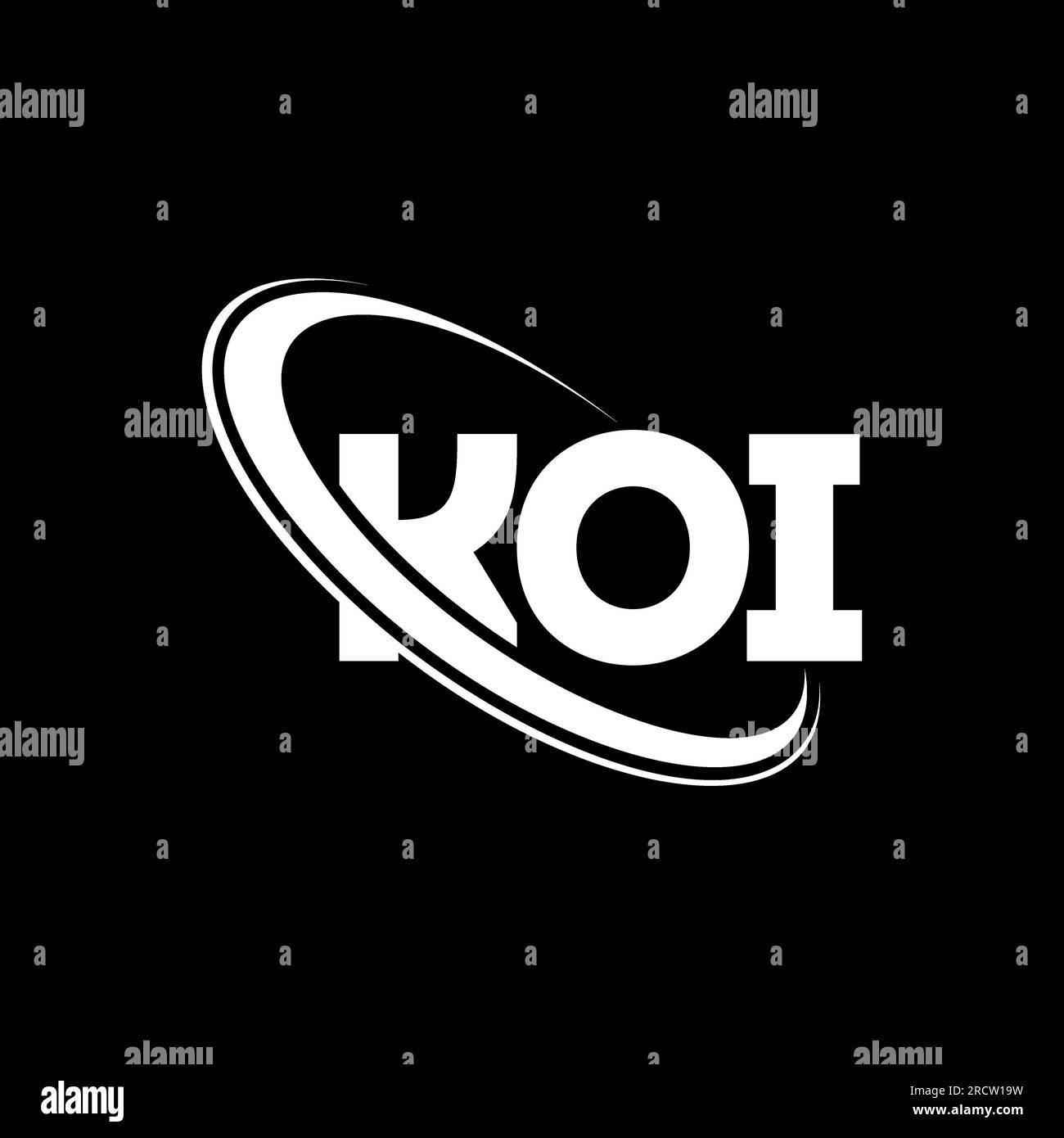 Koi letter Stock Vector Images - Alamy