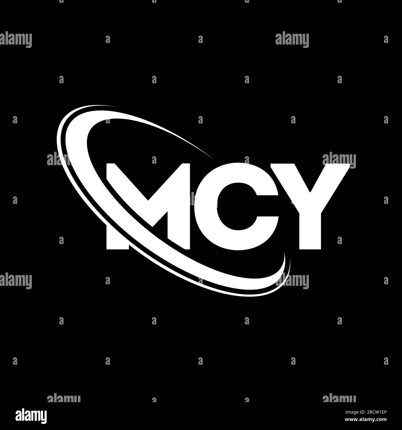 MCY logo. MCY letter. MCY letter logo design. Initials MCY logo linked with circle and uppercase ...