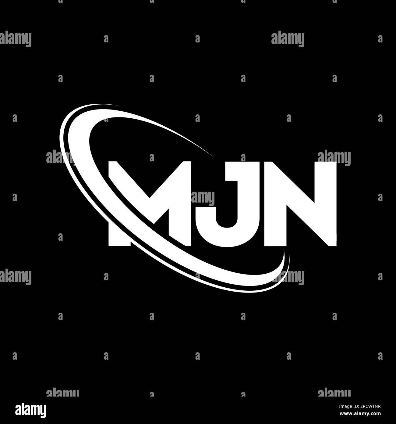 MJN logo. MJN letter. MJN letter logo design. Initials MJN logo linked ...