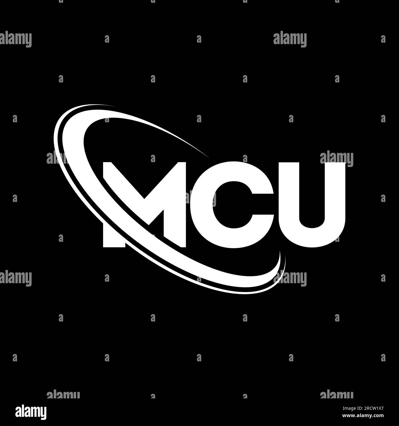 MCU logo. MCU letter. MCU letter logo design. Initials MCU logo linked ...