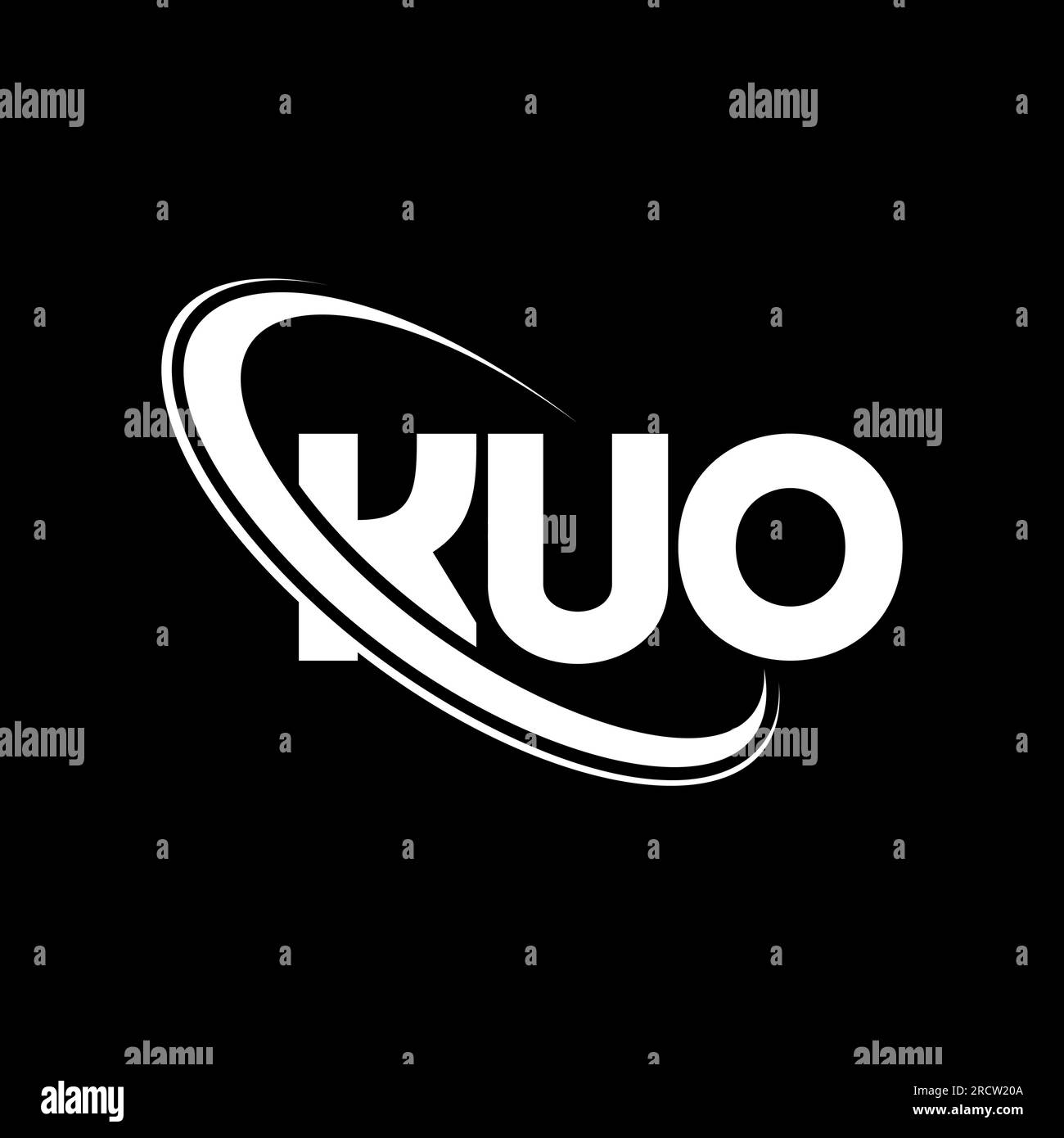 KUO logo. KUO letter. KUO letter logo design. Initials KUO logo linked ...