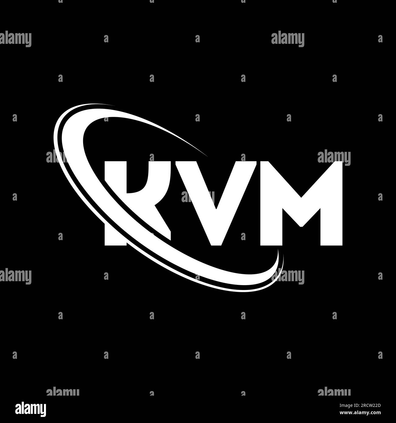Kvm minimalist logo hi-res stock photography and images - Alamy