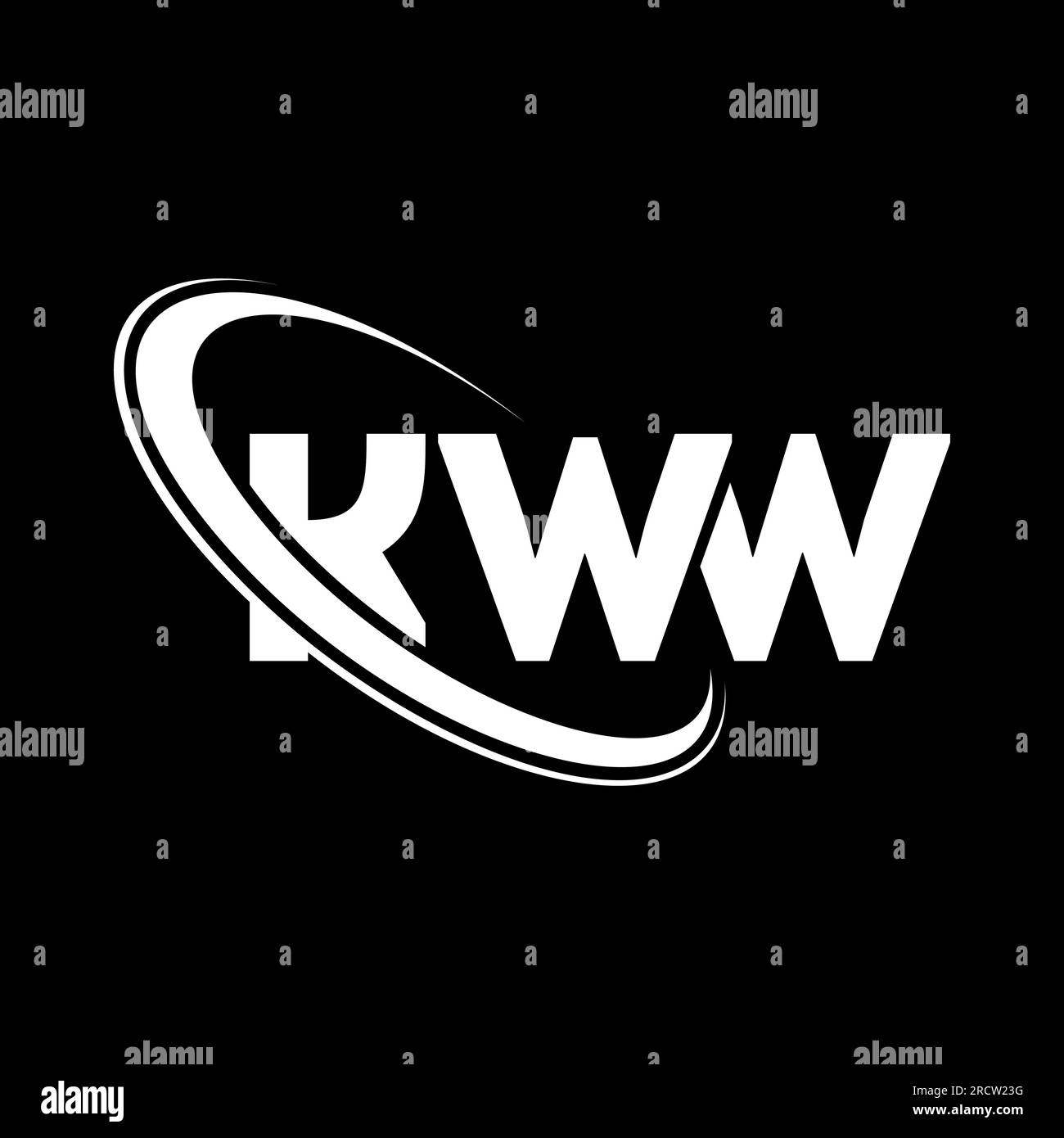 Kww logo design hi-res stock photography and images - Alamy