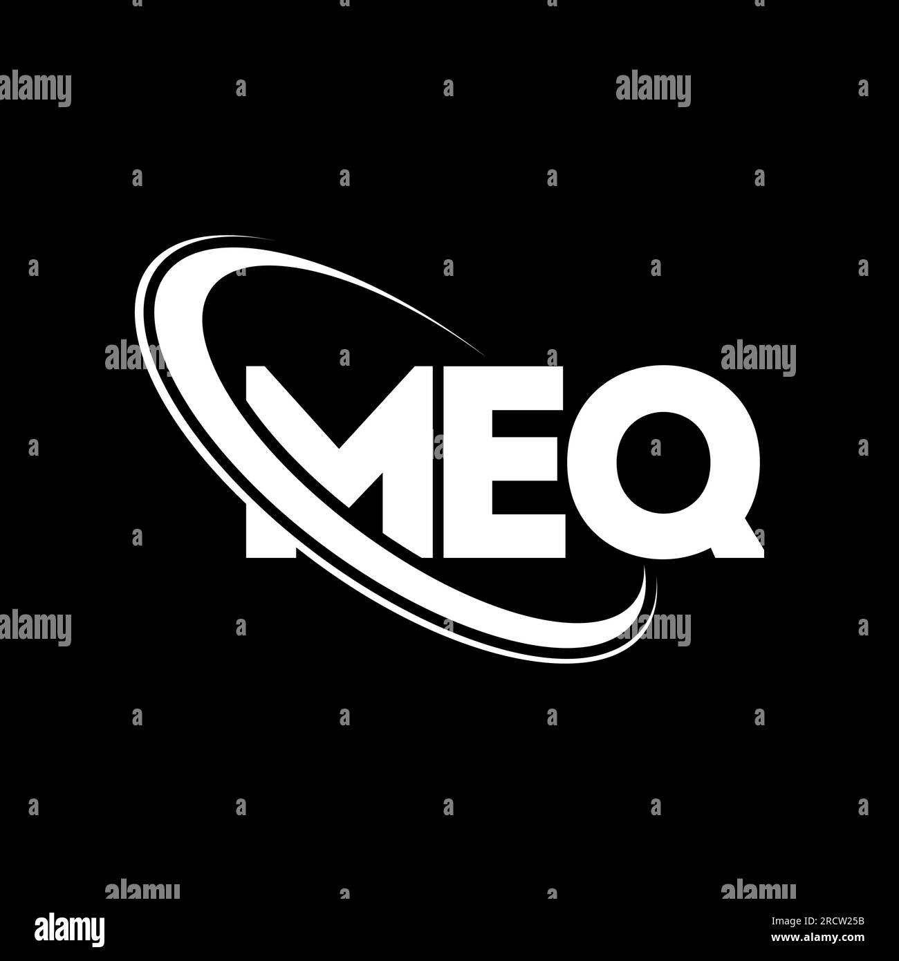 MEQ logo. MEQ letter. MEQ letter logo design. Initials MEQ logo linked ...