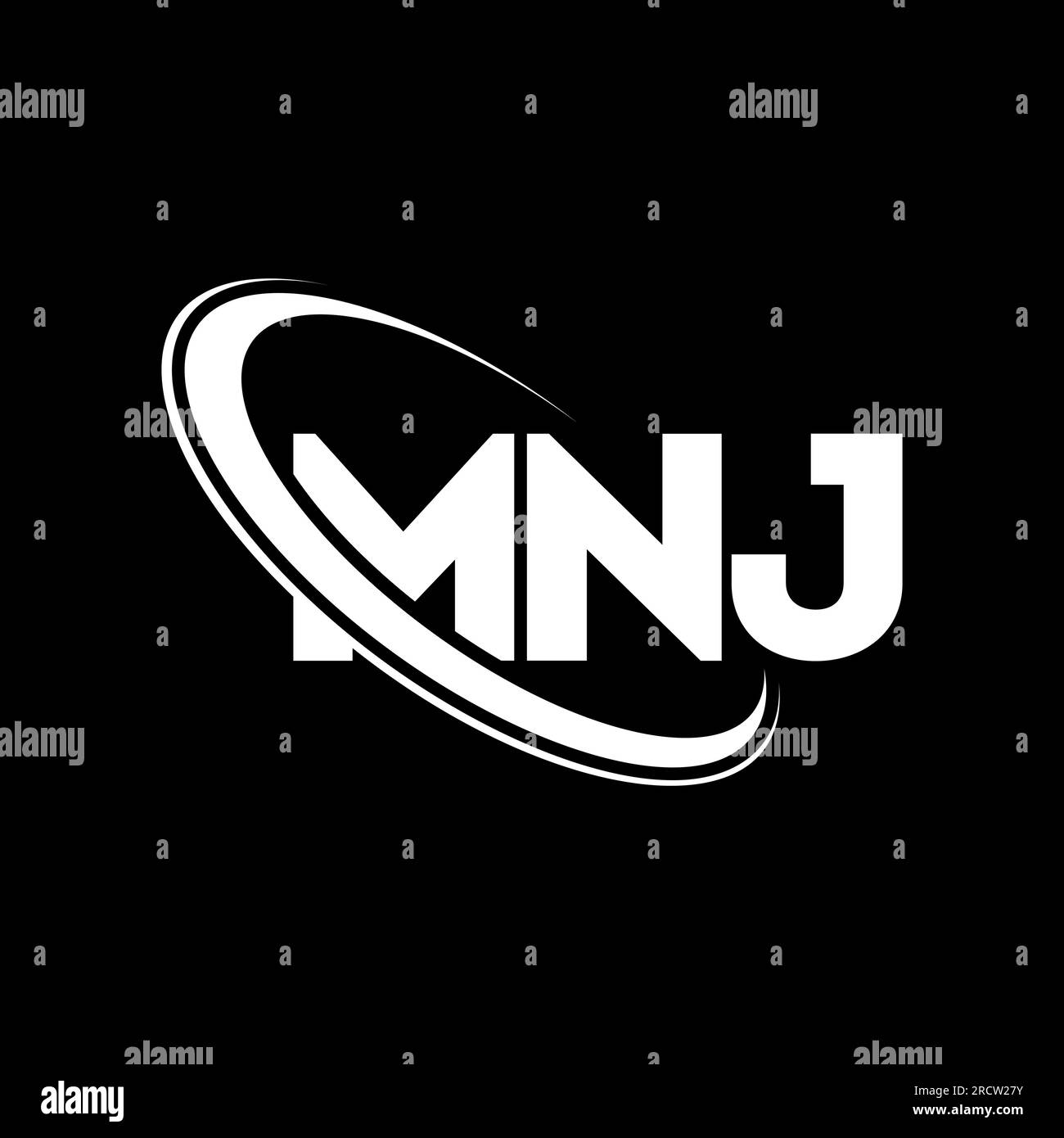 Mnj circle logo hi-res stock photography and images - Alamy