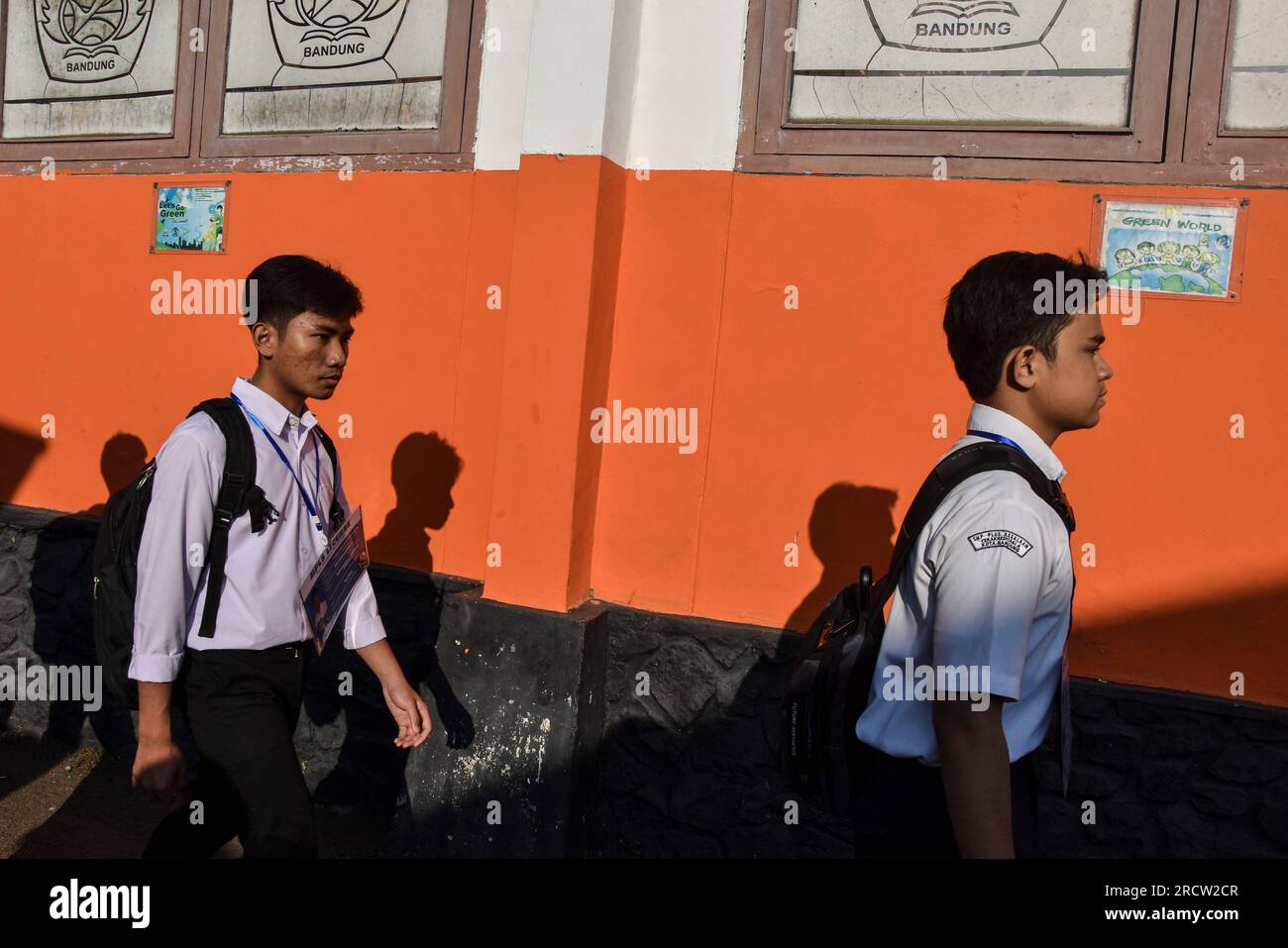 Bandung, West Java, Indonesia. July 17, 2023. A number of Vocational ...